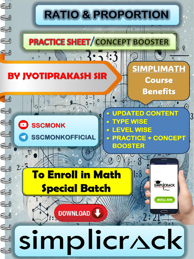 Ratio and Proportion Concept Booster | PDF | Trigonometry | Triangle
