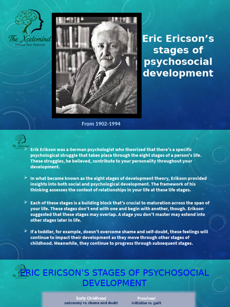 Eric Ericson Theory | PDF | Human Development | Social Psychology