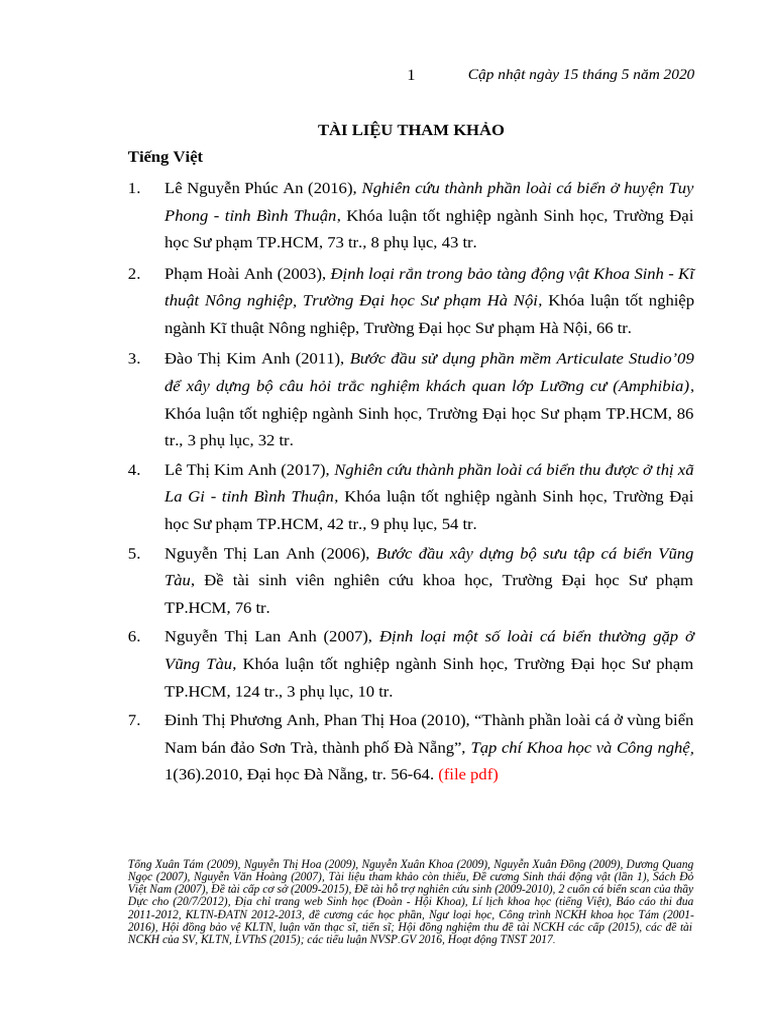 Tai Lieu Tham Khao | PDF