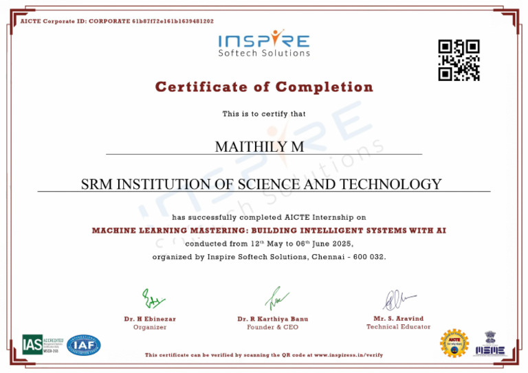 Internship CompletionCertificate | PDF