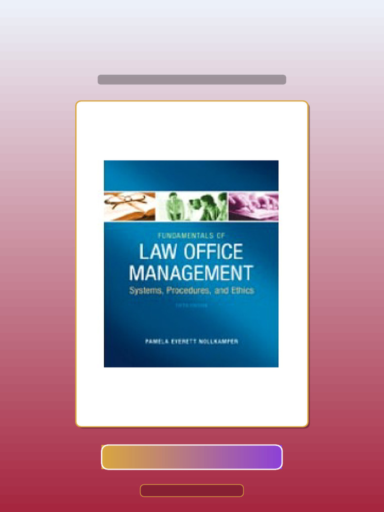 Ultimate Bundle Fundamentals of Law Office Management 5th Edition eBook ...