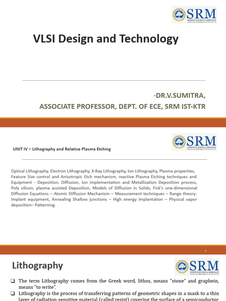 Unit-4 Updated | PDF | Photolithography | Semiconductor Device Fabrication