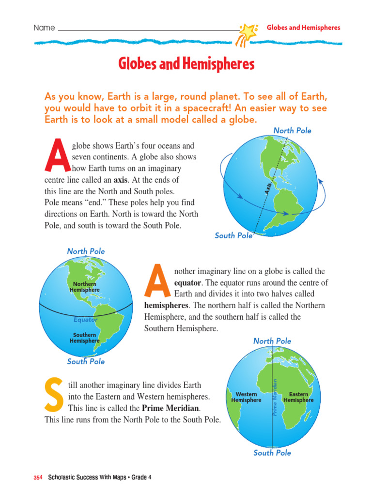 Understanding Earth's Hemispheres | PDF | Equator | Earth