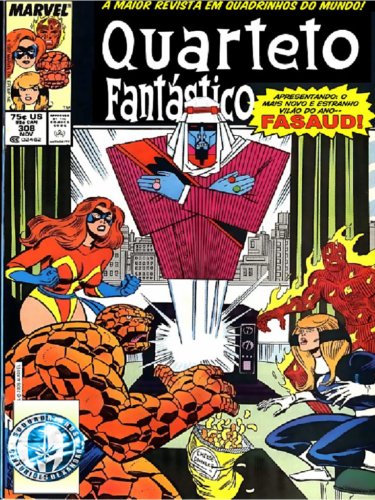 Quarteto Fantastico 308 - Fausaud! (Nov.1987) | PDF