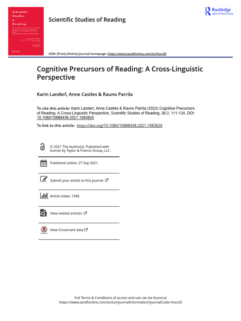 A Cross-Linguistic PERSPECTIVE | PDF | Orthography | Word