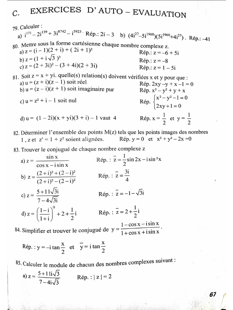 PDF Exercices de Maths | PDF