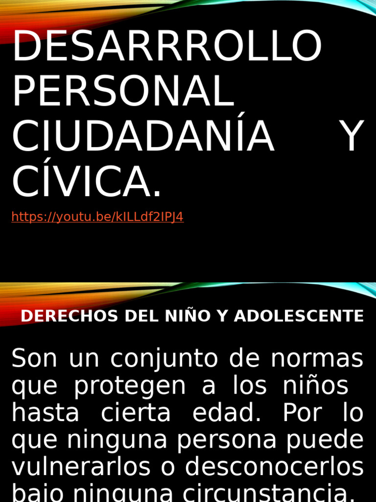 Derechos del Niño y Adolescente en Perú | PDF | Derechos de los niños ...