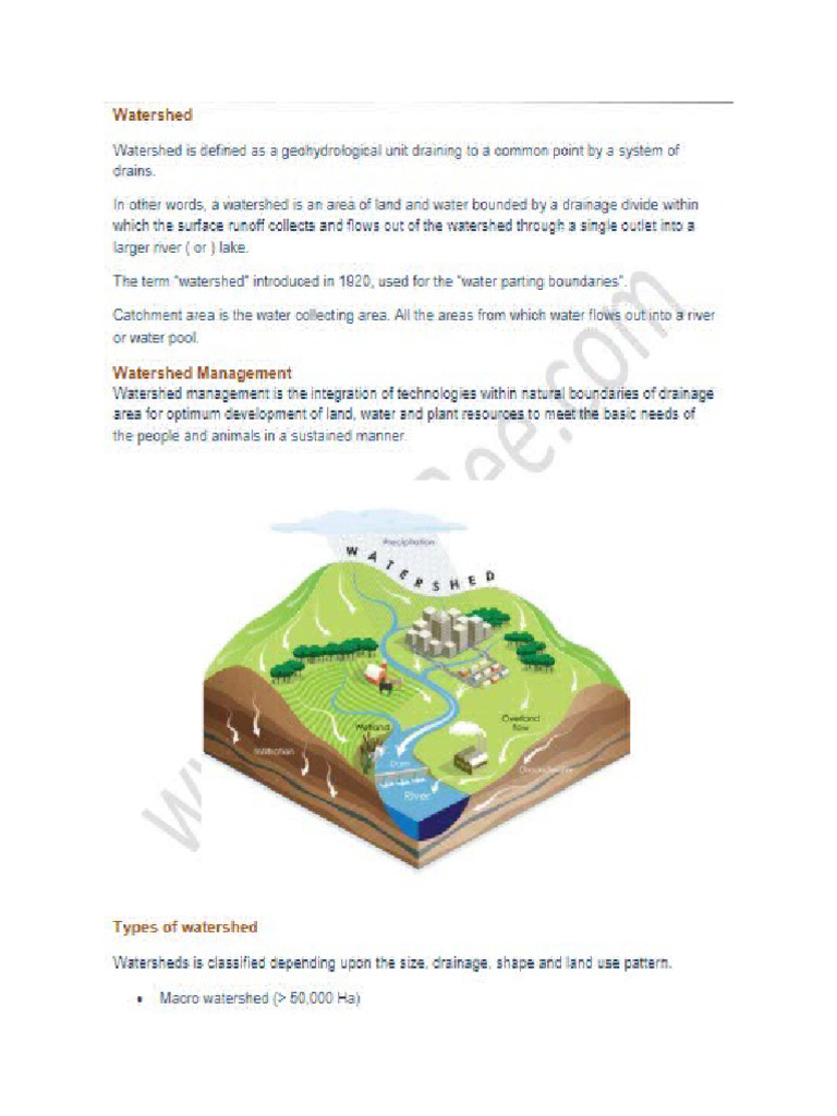 Watershed Management | PDF