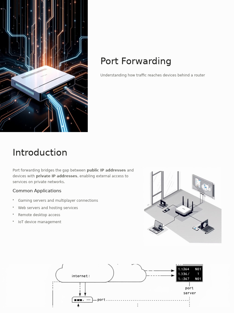Port Forwarding Explained: A Guide | PDF | Port (Computer Networking ...