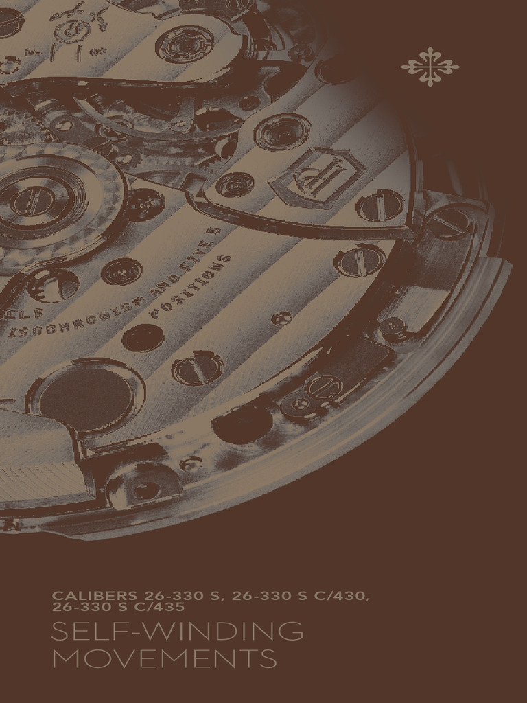 Patek Philippe Self-Winding Movements Guide | PDF | Horology