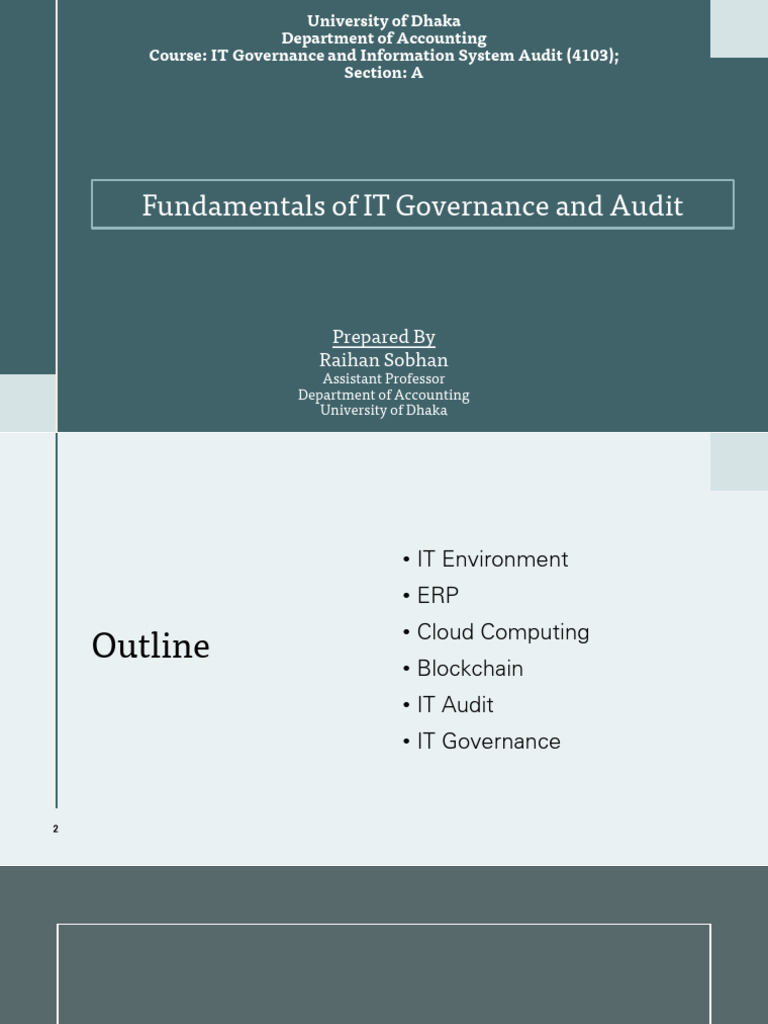 IT Governance and Audit Essentials | PDF | Cloud Computing | Enterprise ...