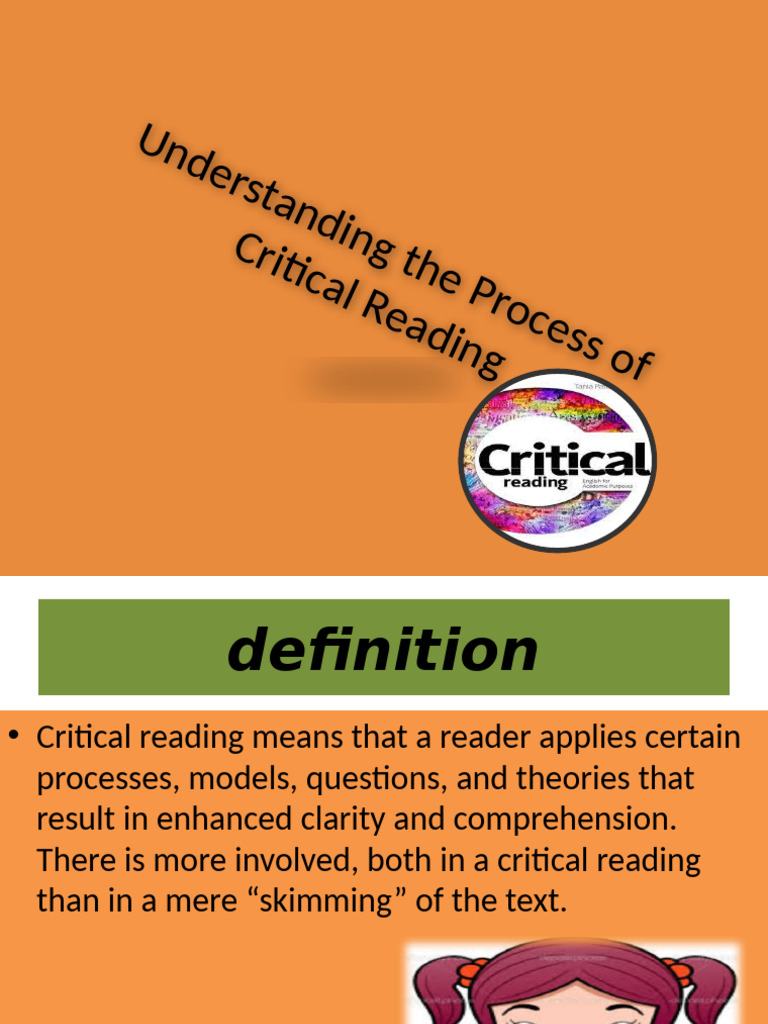 Understanding The Process of Critical Reading | PDF
