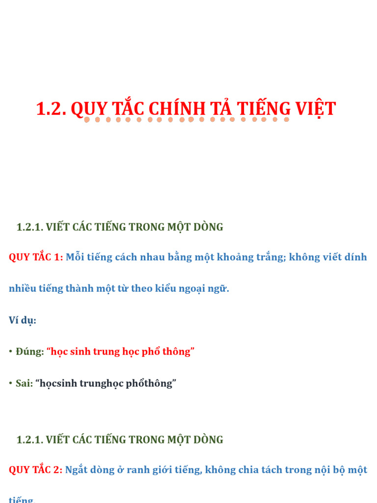 Quy Tac Chinh Ta - Dung Tu | PDF