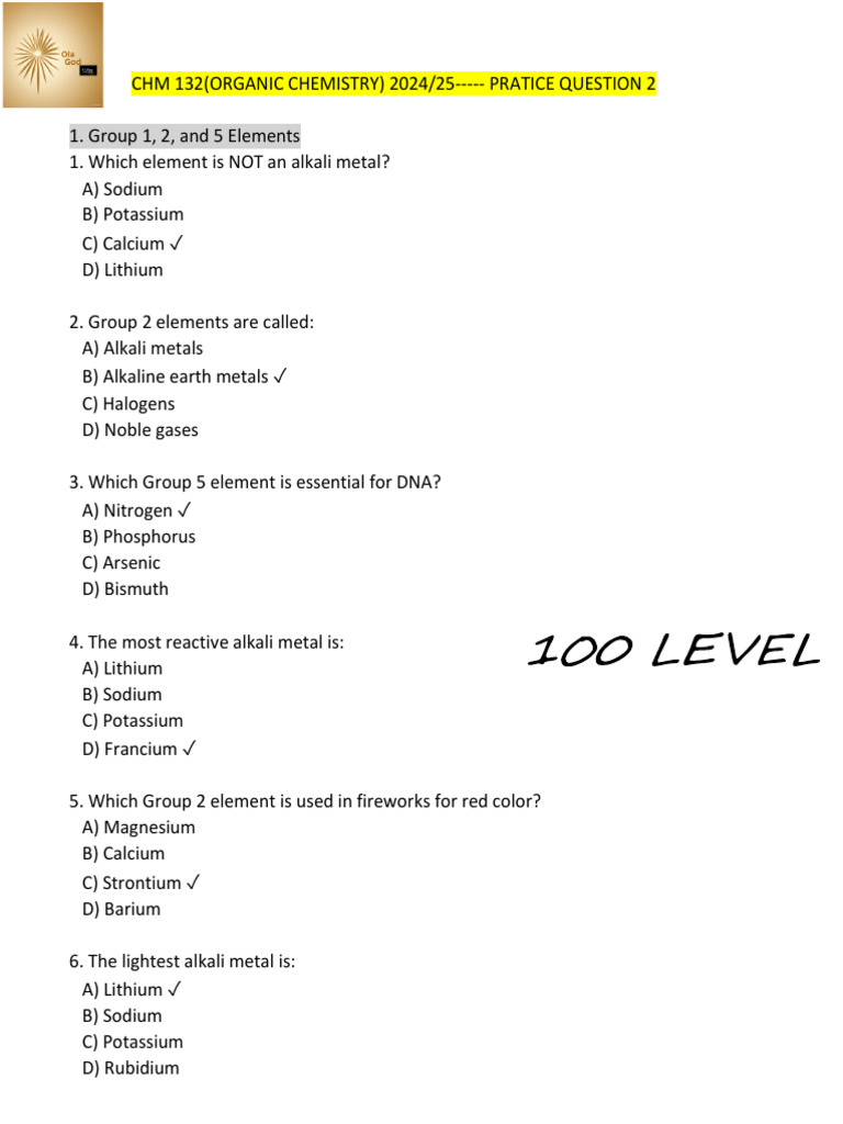 Microsoft Word - Document1 - CHEMISTRY 2 | PDF | Alkene | Alkane