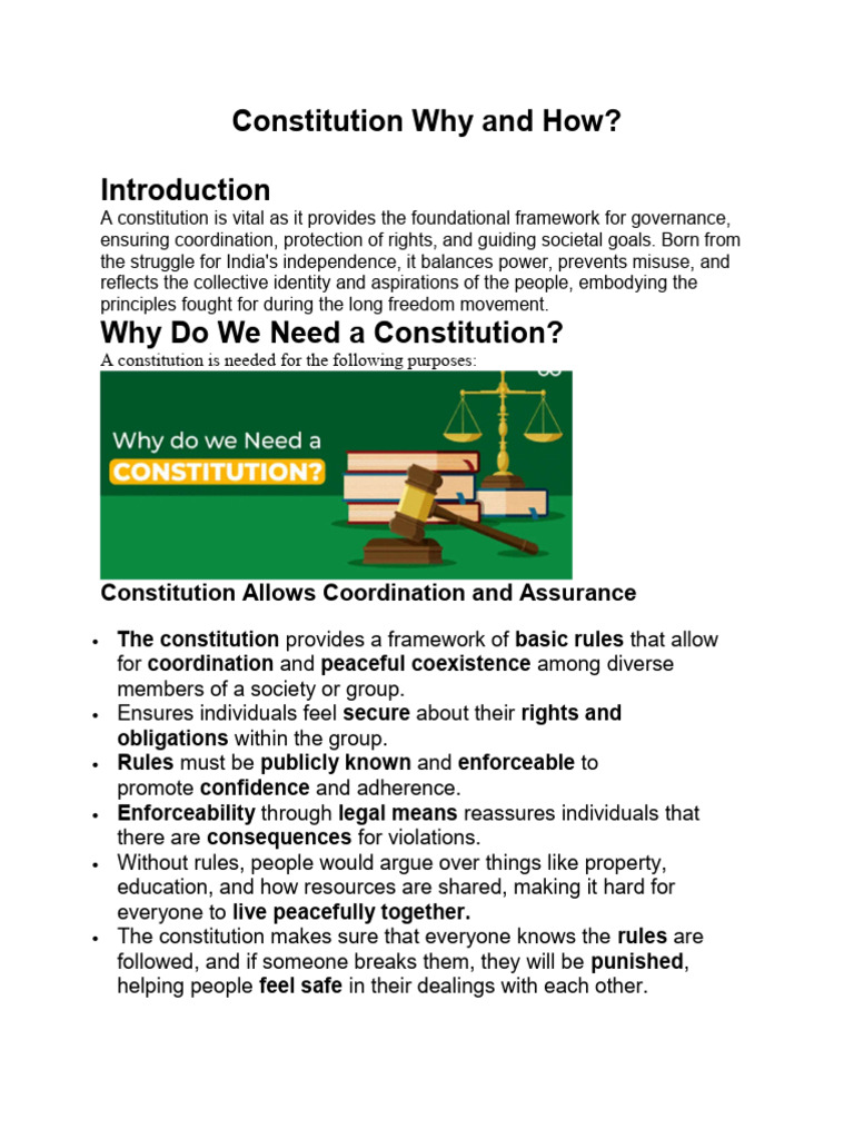 Importance and Authority of Constitutions | PDF | Constitution | Governance