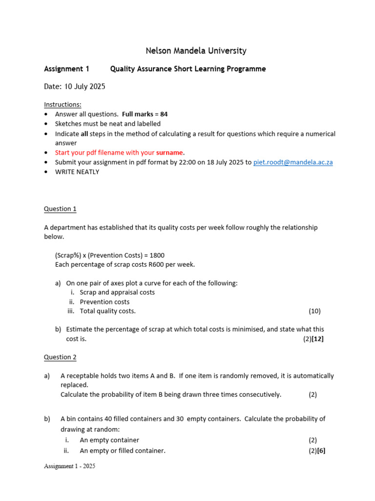 2025 Assignment Test 1 425 Pdf 9910
