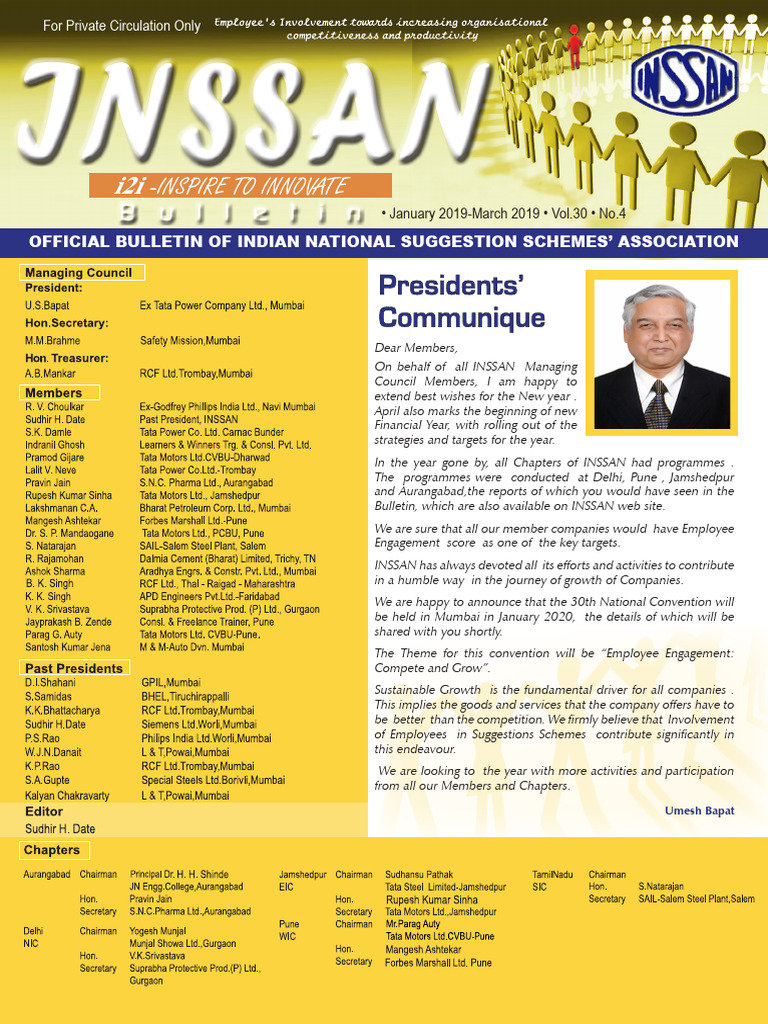 Inssan Bulletin Jan Mar2019 | PDF
