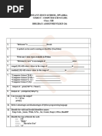 Python Revision Worksheet with Solutions | PDF | Computing | Computer ...