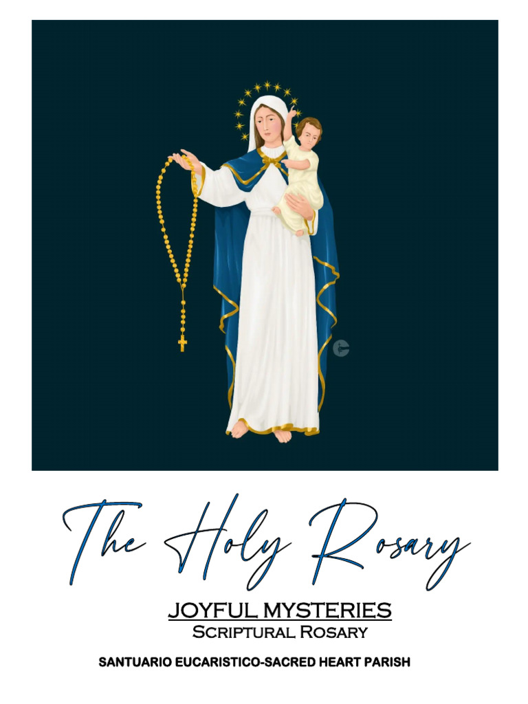 Scriptural Rosary Joyful Mysteries | PDF | Mary, Mother Of Jesus | Rosary