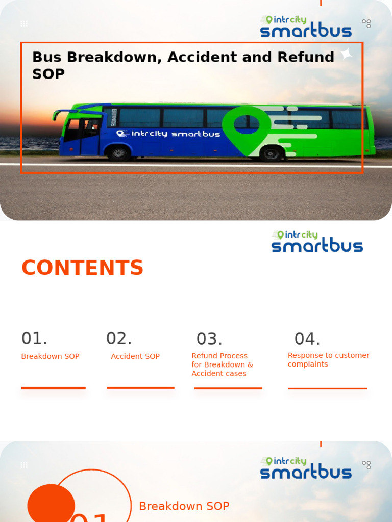 Breakdown and Accident Response SOP | PDF | Bus | Transport
