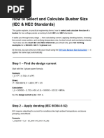 Cable Size Circuit Breaker MCB RCCB Amps Calculation | PDF | Computers