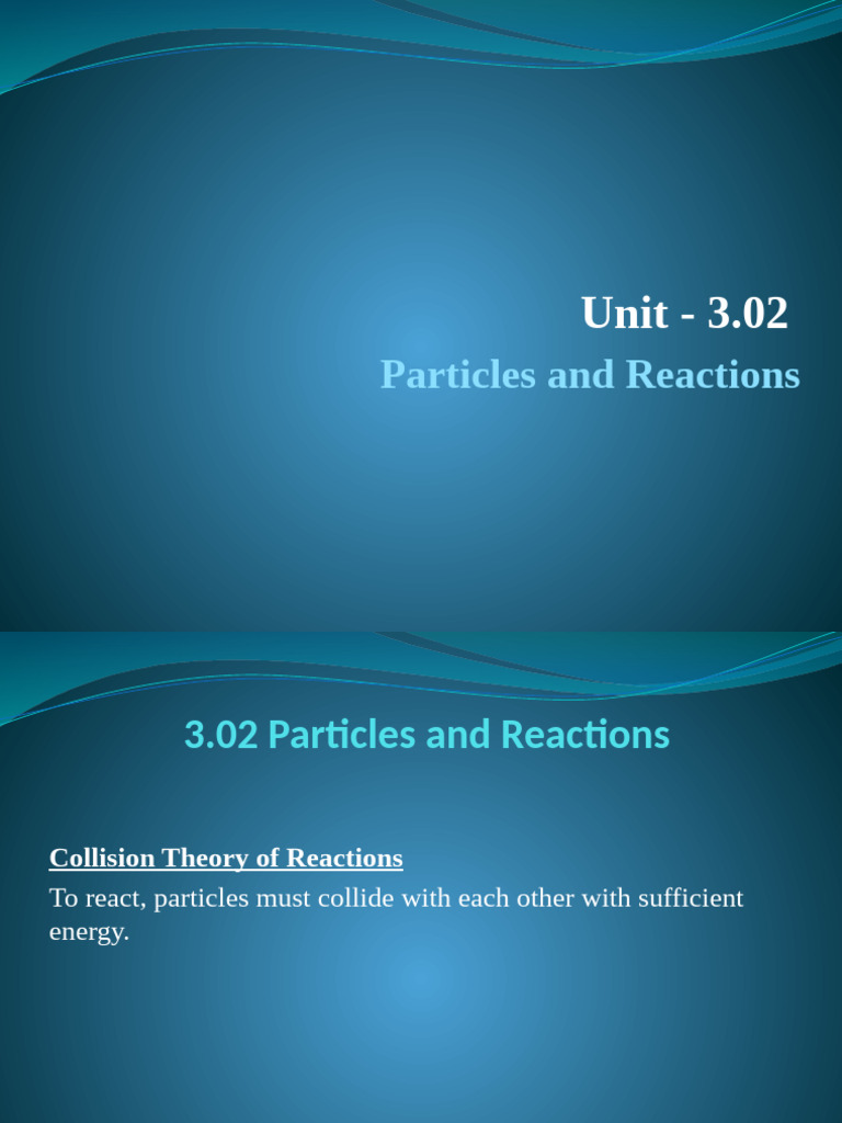 Understanding Particle Reactions and Collisions | PDF