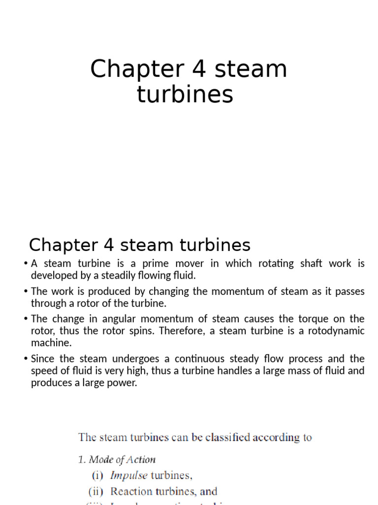 Steam Turbines: Efficiency & Calculations | PDF
