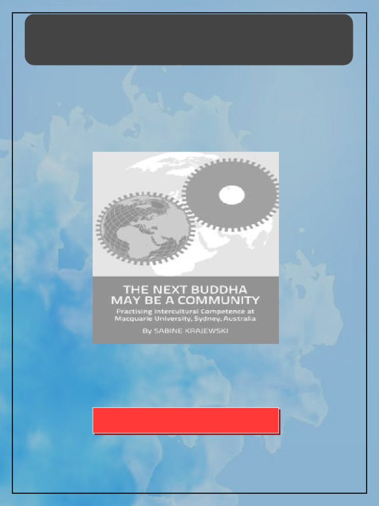 The Next Buddha may be a Community Practising Intercultural Competence ...