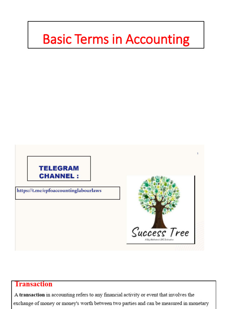 Basic Terms | PDF
