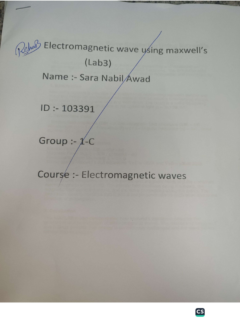 Lab3 Waves | PDF