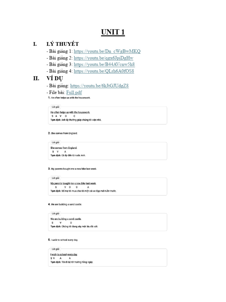 Unit 1 | PDF