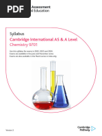 Cambridge 9701 Chemistry Syllabus 2025-2027 | PDF | Learning | Teachers