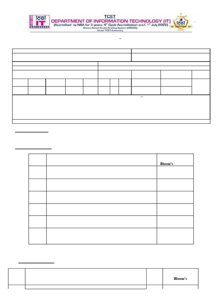 SEM VI Syllabus A.Y 23-24 | PDF | Project Management | Security Hacker