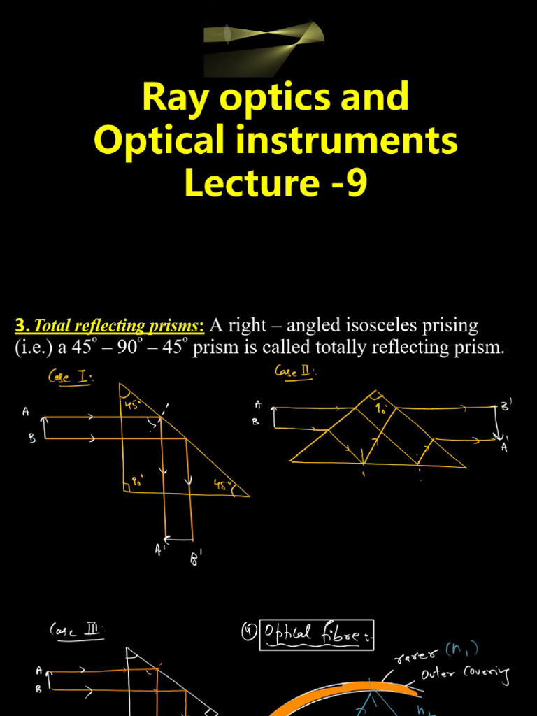 Ray Optics L6 | PDF