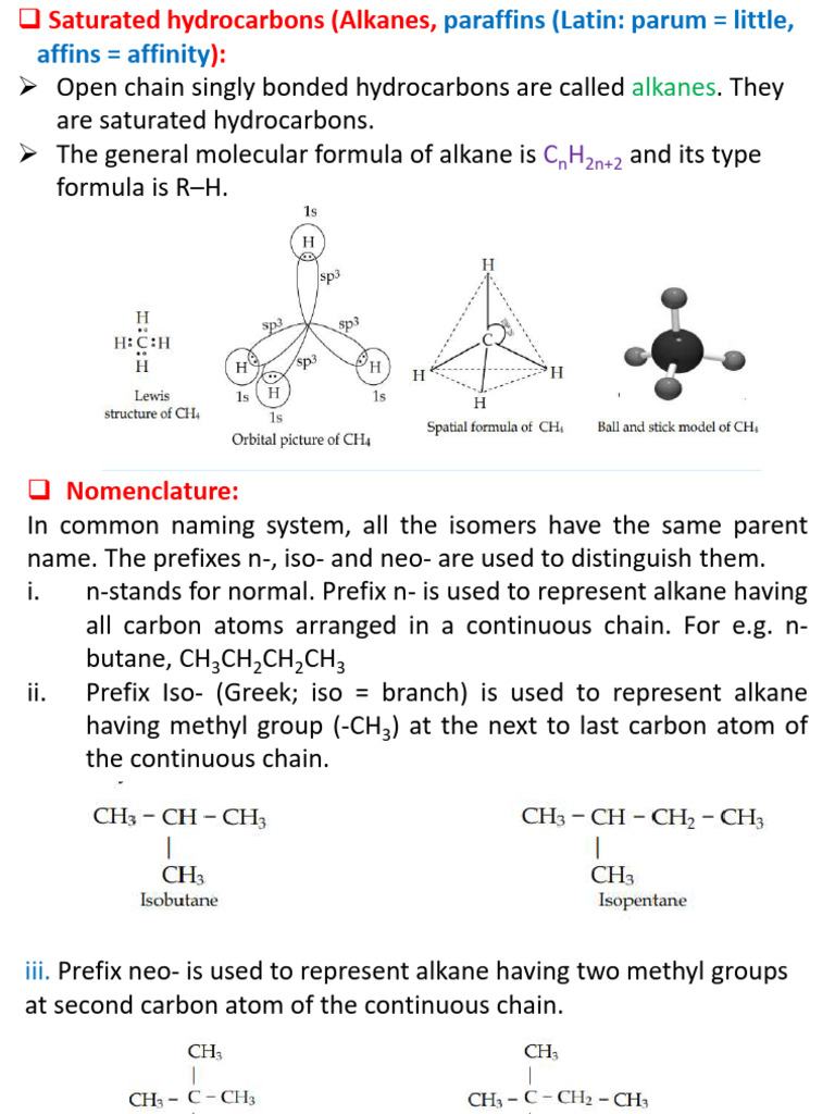 Understanding Alkanes: Properties & Reactions | PDF | Alkane | Chlorine