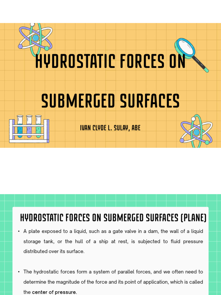 Hydrostatic Forces on Submerged Bodies | PDF | Buoyancy | Fluid Mechanics
