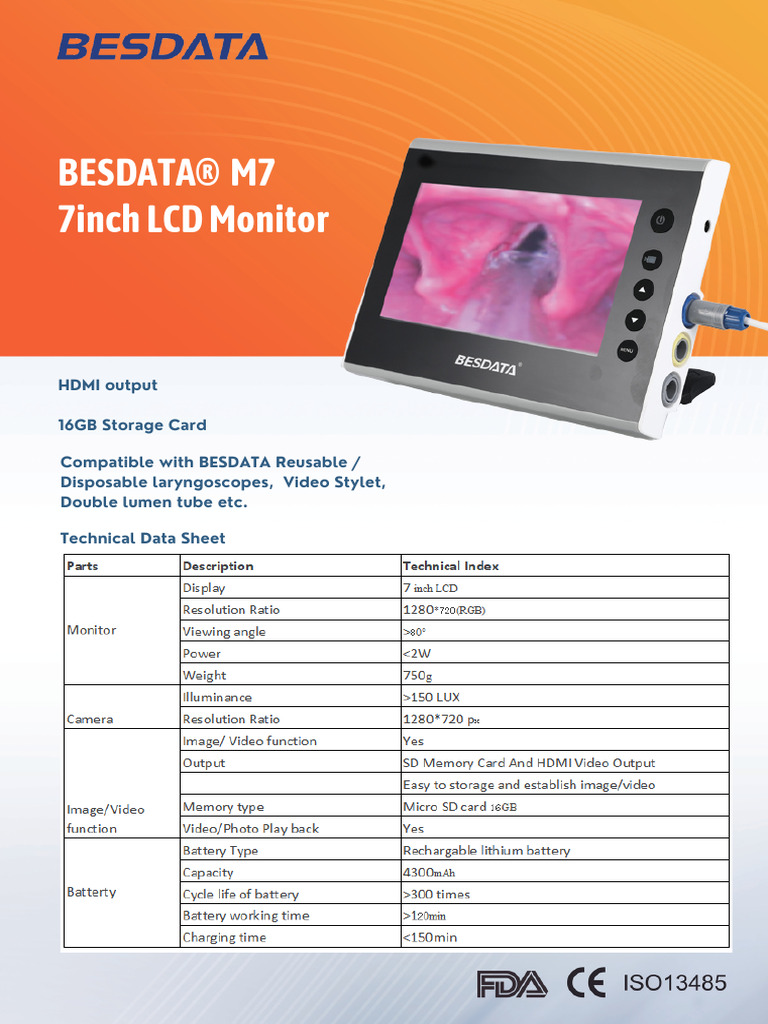 BD M7 7 Inch LCD Monitor 2 | PDF