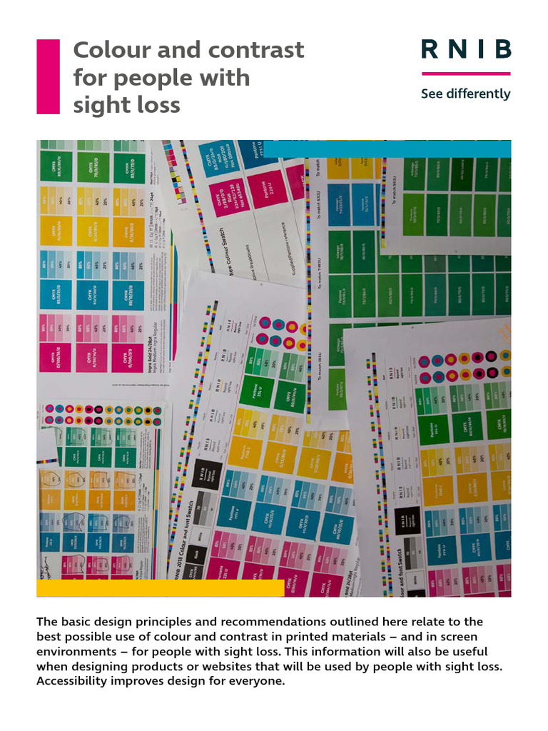 Designing Accessible Colour for Sight Loss | PDF | Cyan | Magenta