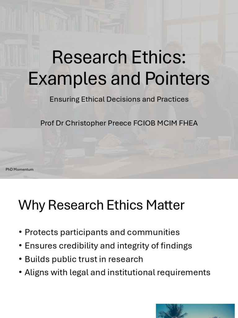 Research Ethics: Key Principles & Practices | PDF