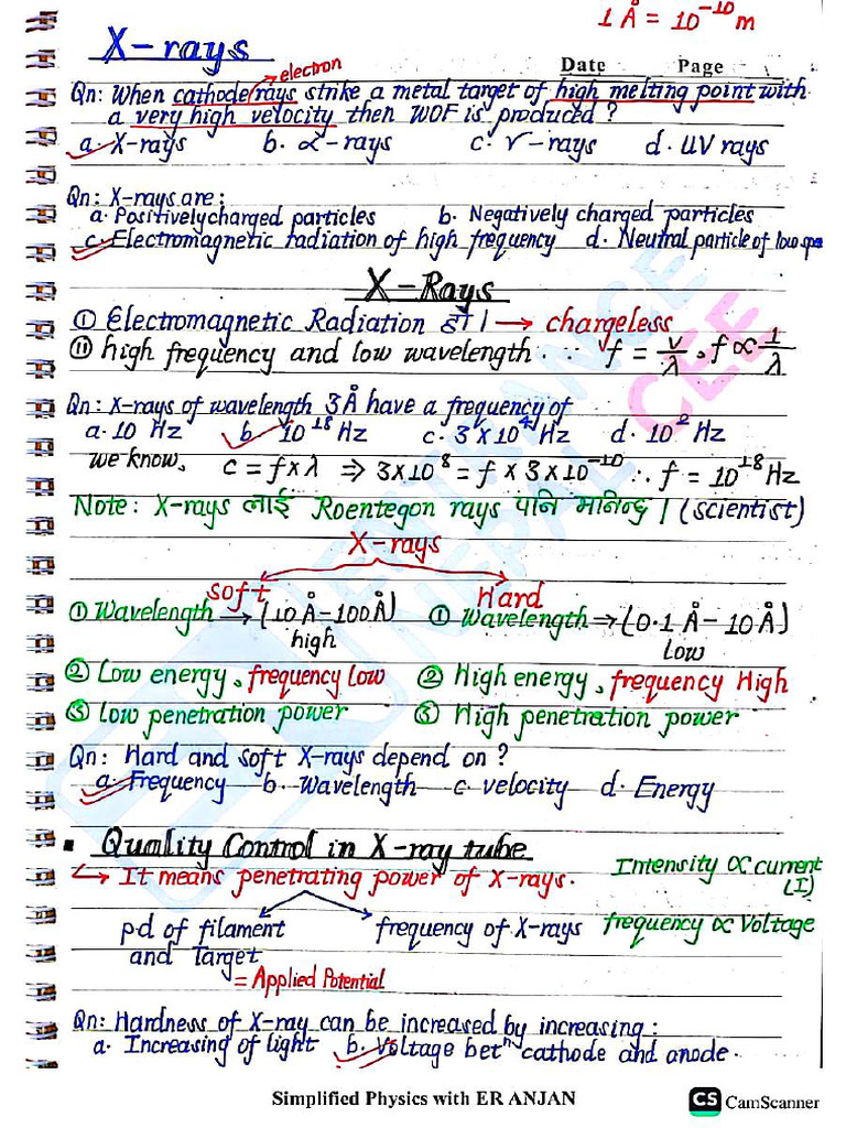 Xrays (Cee Notes) | PDF