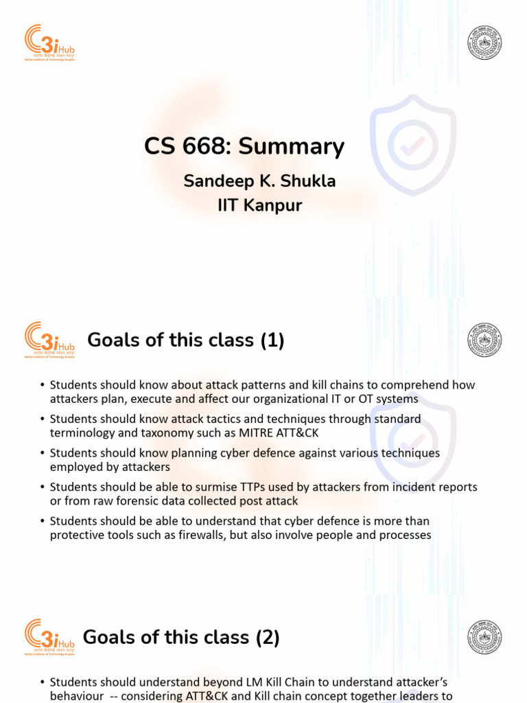 Week 12 Lecture Notes - NPTEL - Practical Cyber Security For Cyber ...