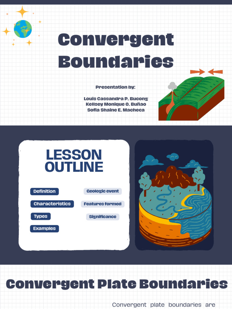Convergent Boundaries 1 | PDF | Plate Tectonics | Geological Processes