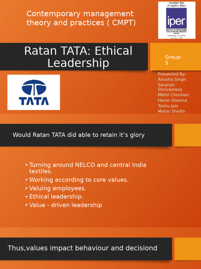 Ratan Tata | PDF