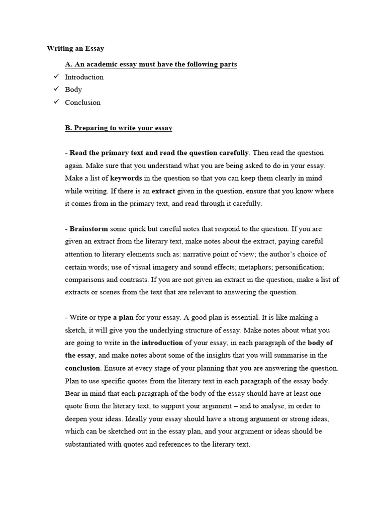How To Write An Academic Essay | PDF | Essays | Paragraph