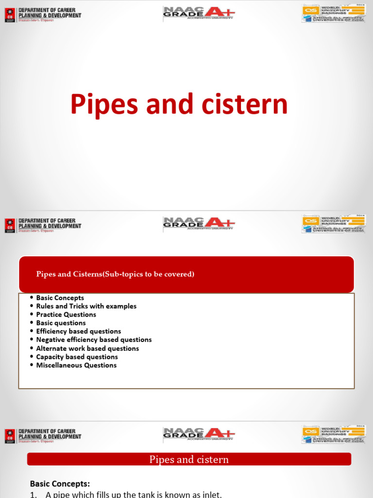 Pipes and Cistern L 1 | PDF | Plumbing | Environmental Engineering