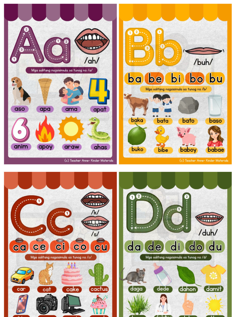 Alphabet in MS Word | PDF