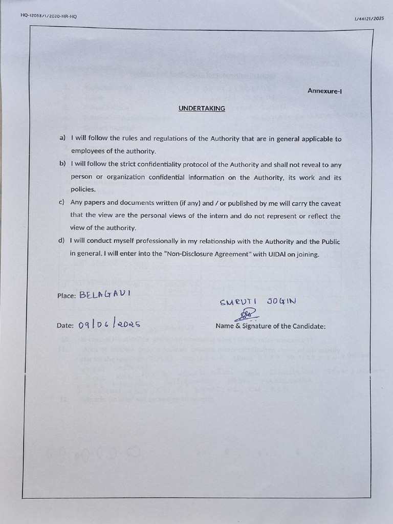 Details Form | PDF