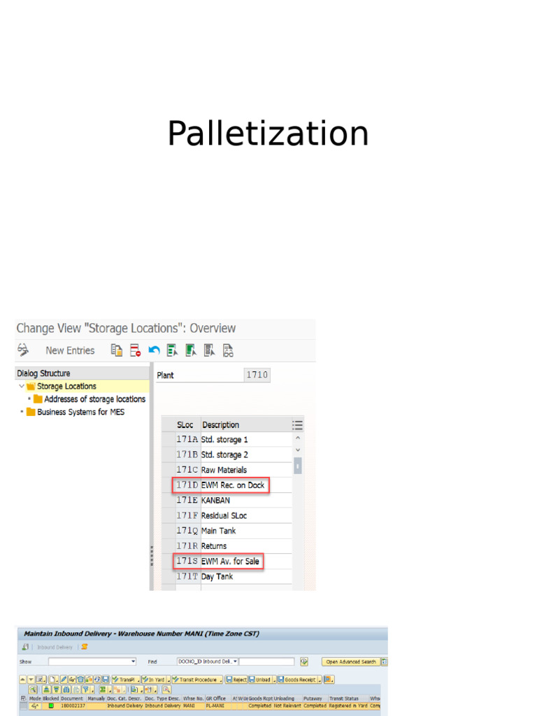 Palletization | PDF