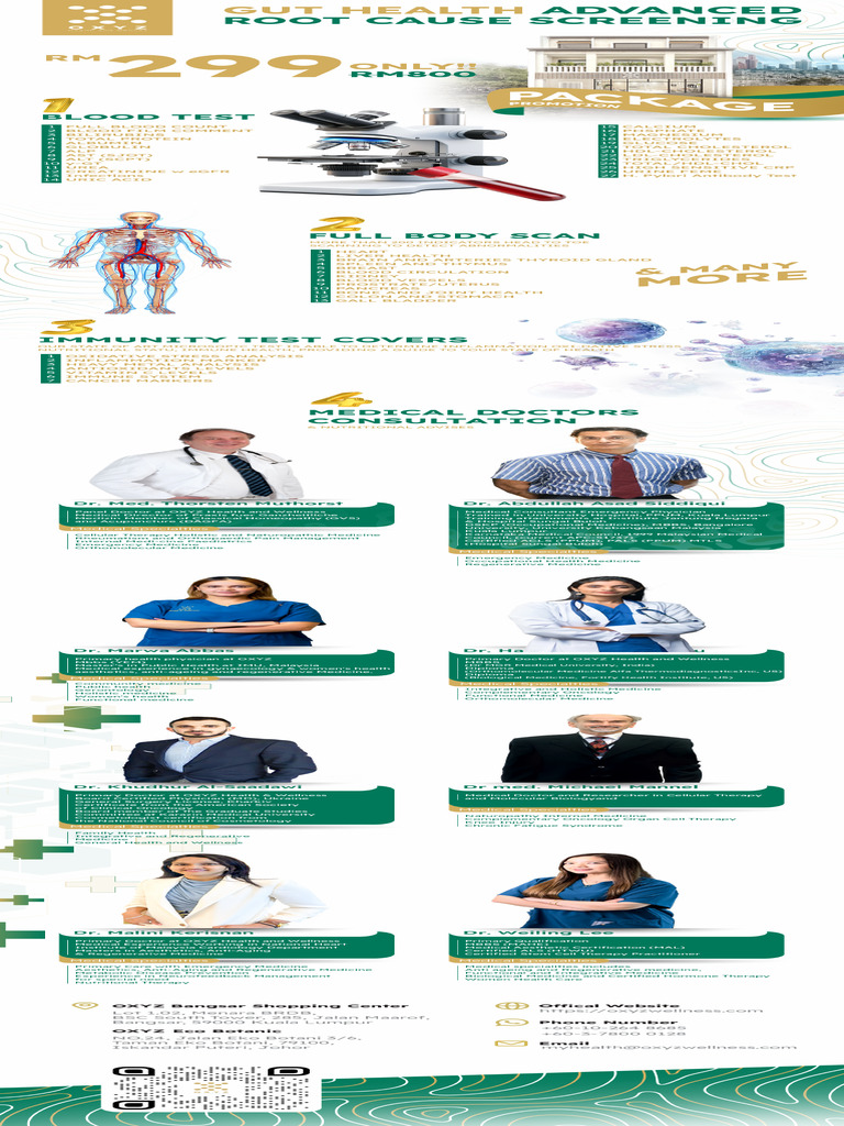 Advanced Gut Health Root Caused Screening 299 | PDF