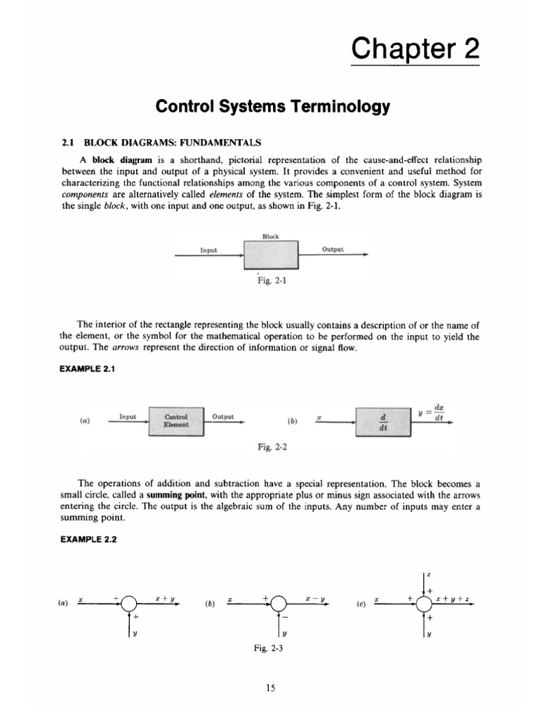 Chapter 2 Control System Terminology | PDF | Feedback | Control Theory
